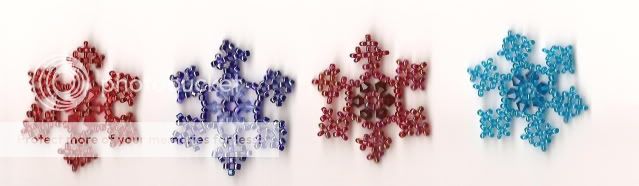 [Tutorial] Snowflake Charm - Bead Tutorial — LiveJournal